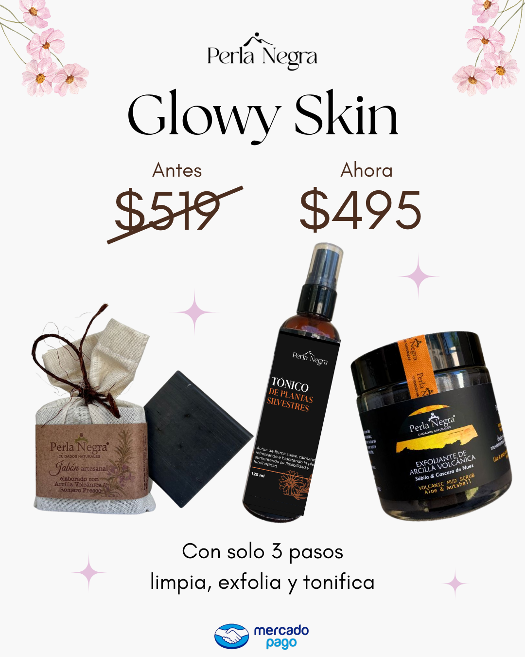 Glowy Skin – Perla Negra Cuidados Naturales